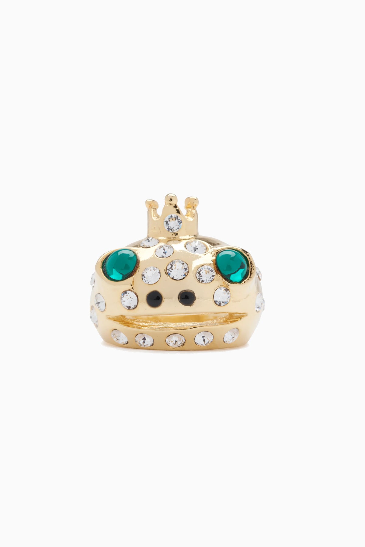 COLLINA STRADA Frog Prince Ring - Emerald Gold Freckles – MANE by Stable