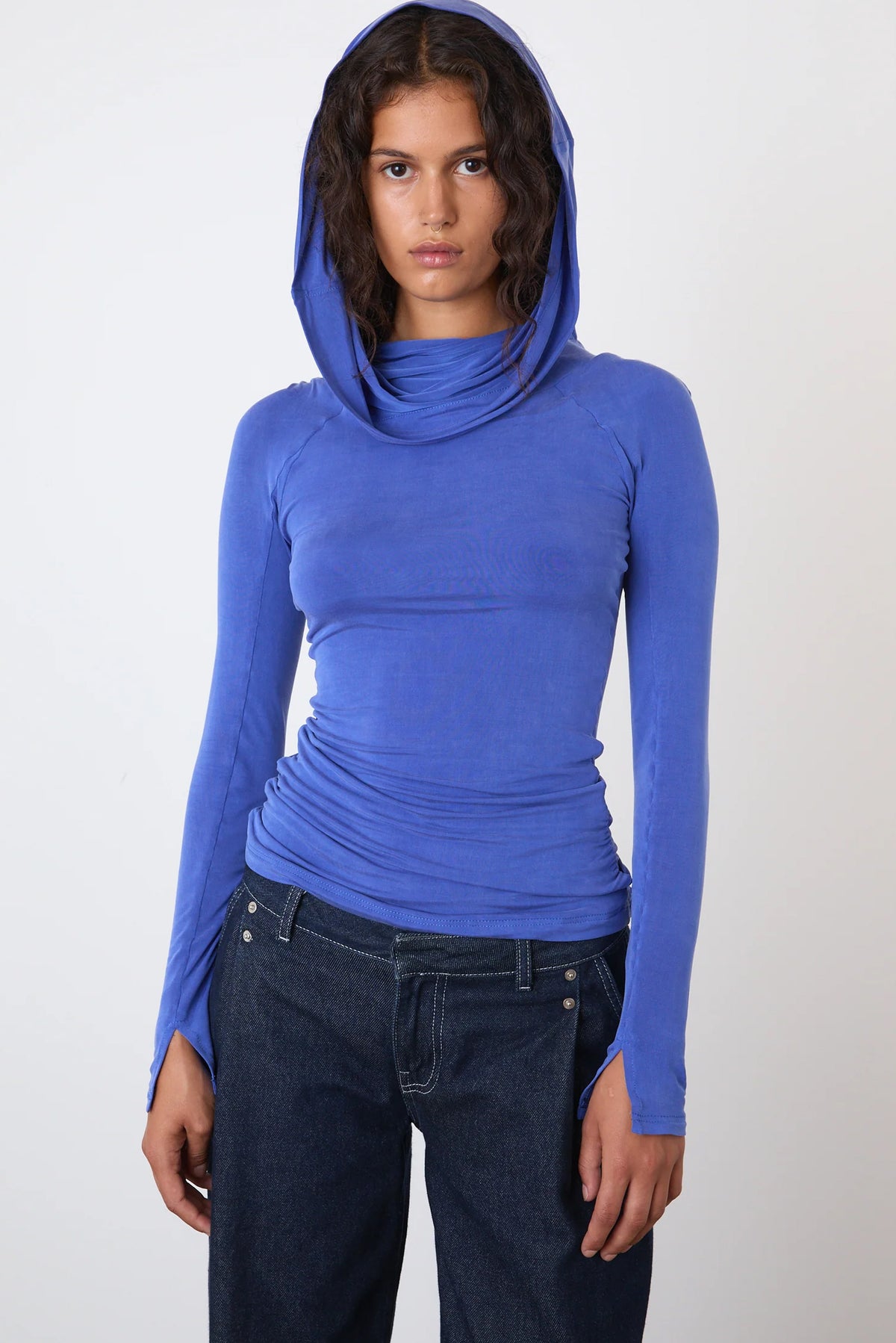 Kylie Cold Shoulder Top - Lapis – MANE by Stable