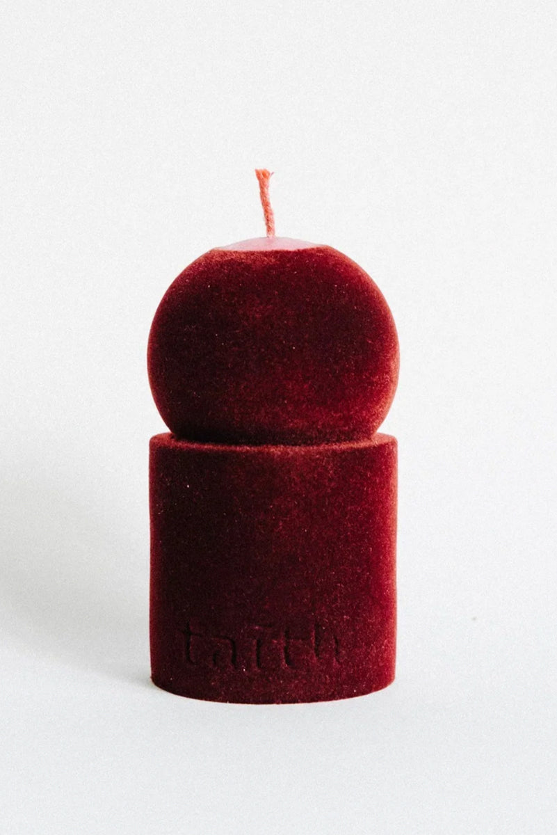 TAITH Lulu Velvet Candle - Bordo – MANE by Stable
